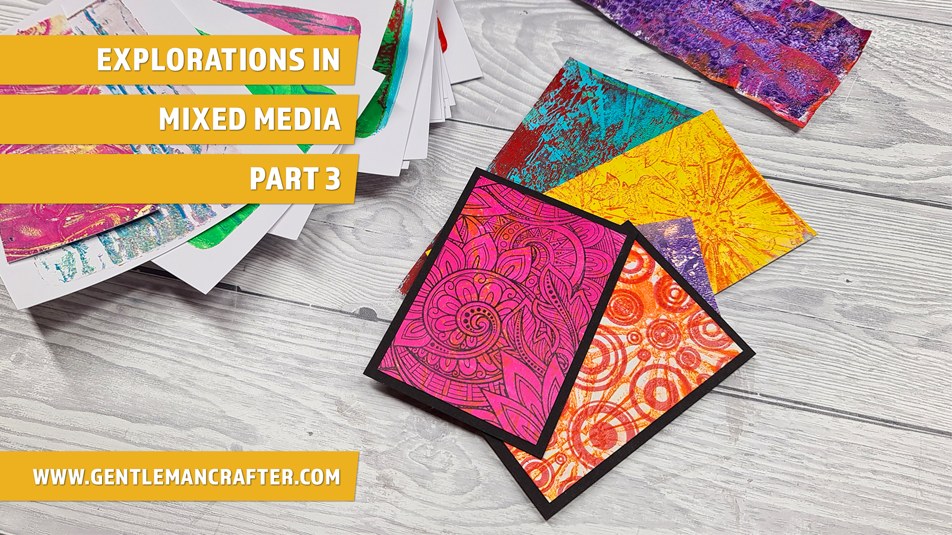 Explorations in Mixed Media Part 3 – Just Mucking About Or Whatever ...
