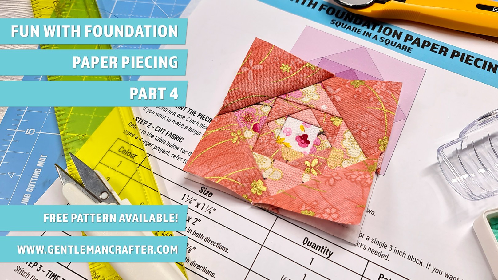 Fun with Foundation Paper Piecing Part 4 – Free Pattern Available ...