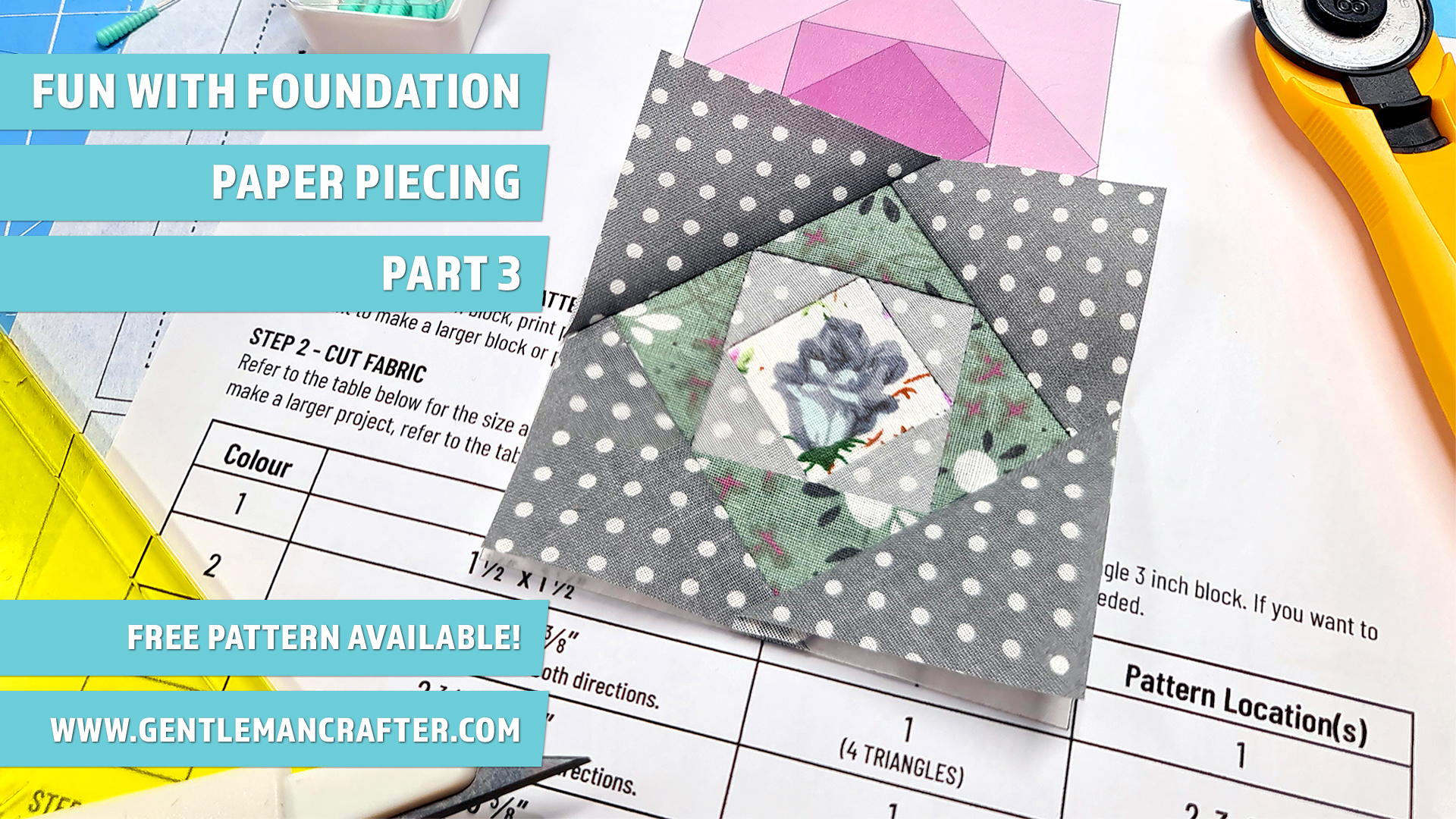 Fun with Foundation Paper Piecing Part 3 – Free Pattern Available ...