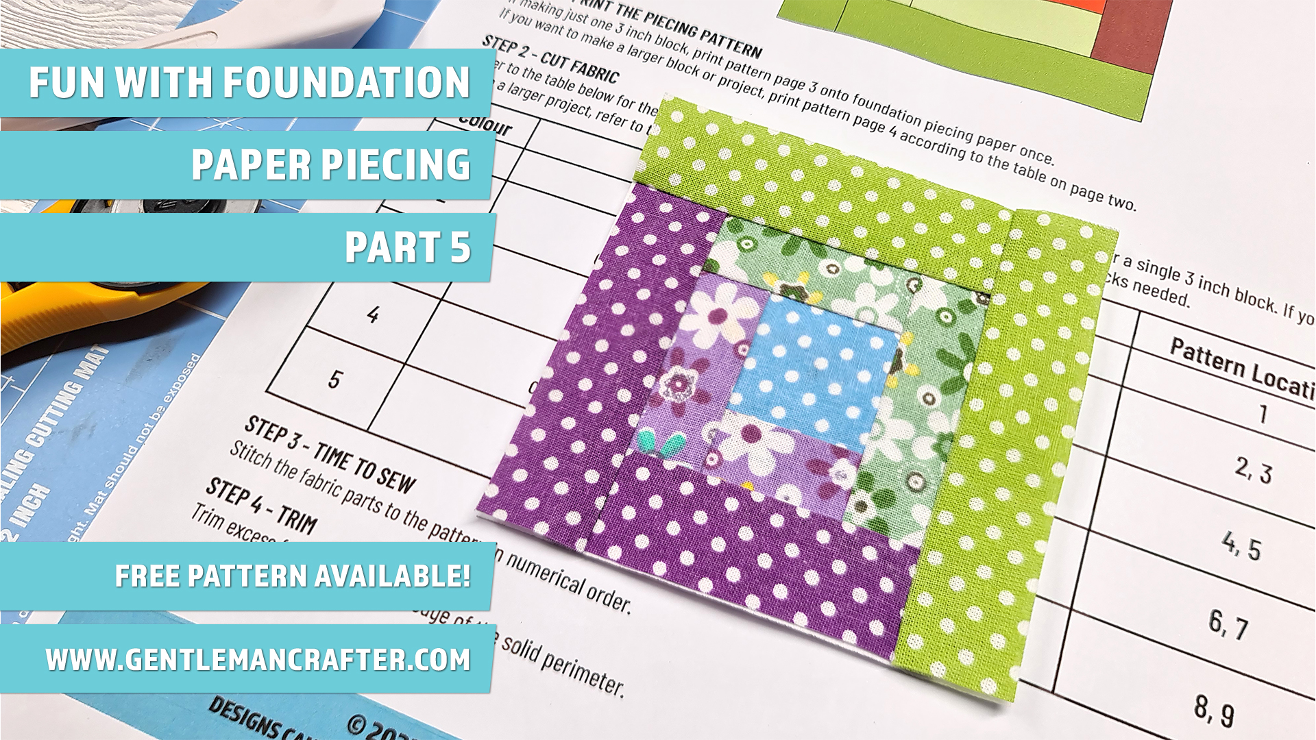 Fun with Foundation Paper Piecing Part 5 – Free Pattern Available ...