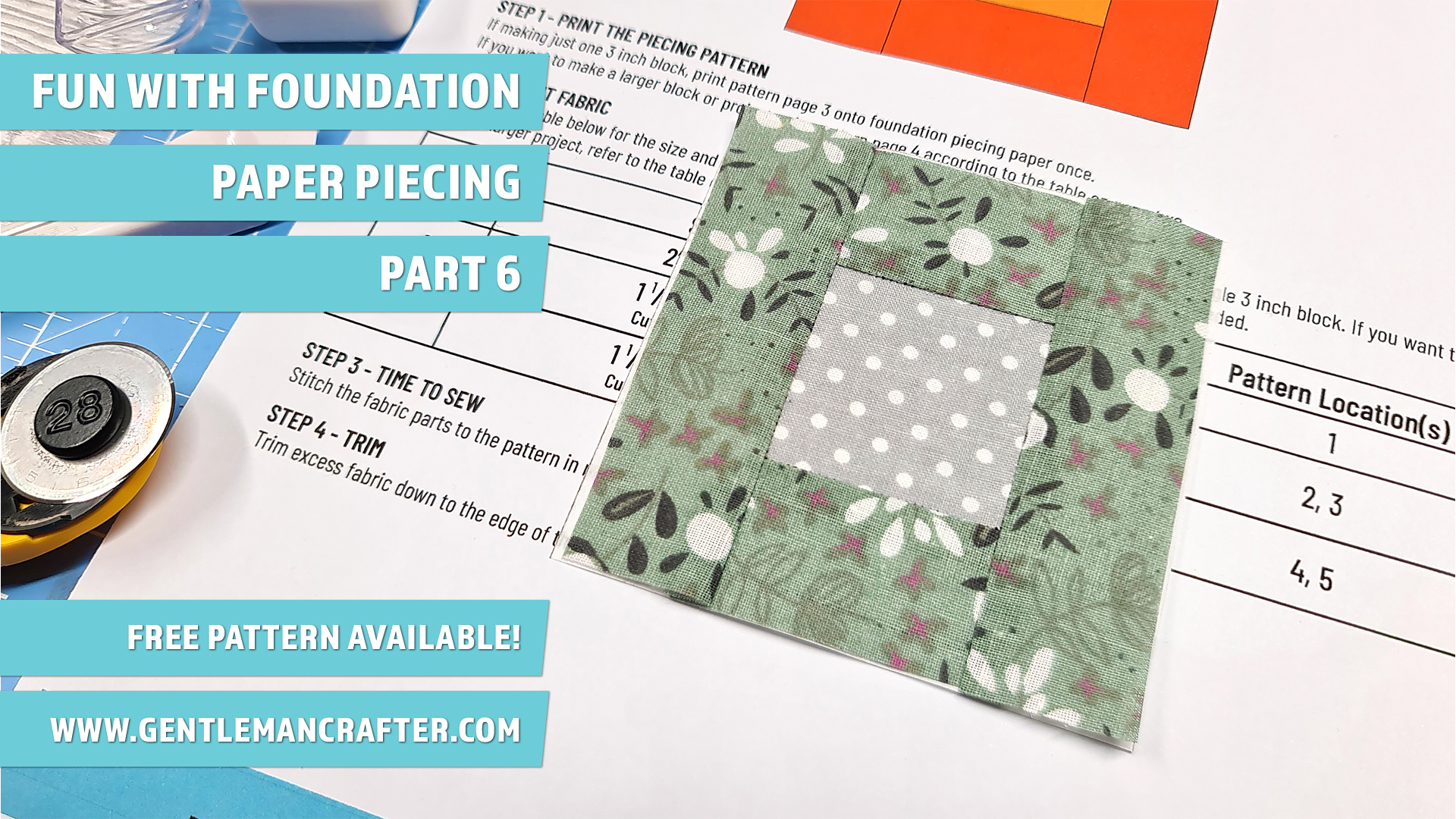 Fun with Foundation Paper Piecing Part 6 – Free Pattern Available ...