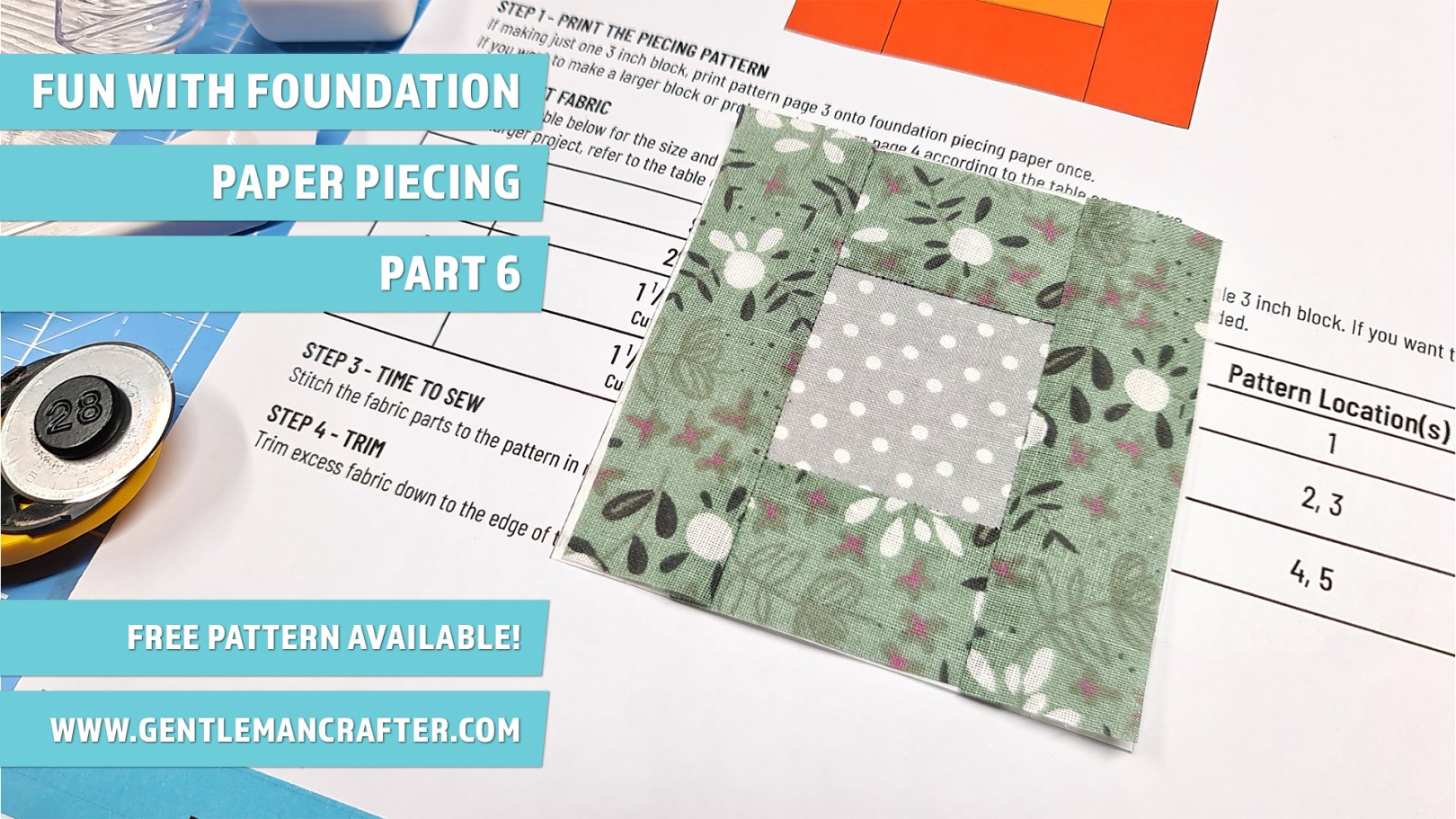 Fun with Foundation Paper Piecing Part 6 – Free Pattern Available ...