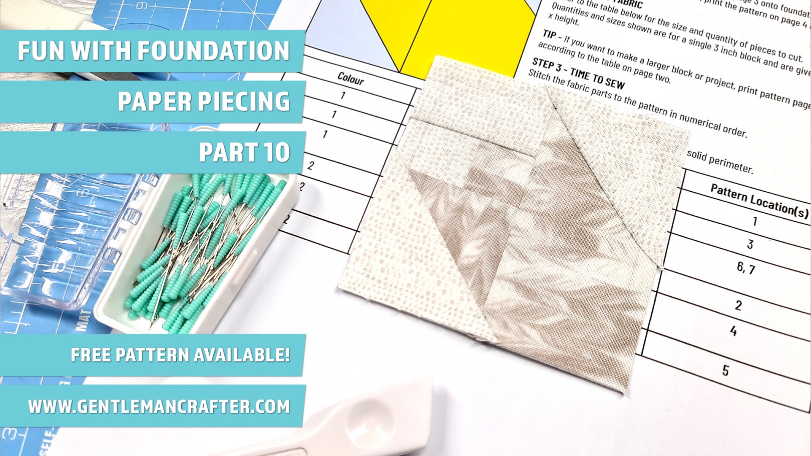 Fun with Foundation Paper Piecing Part 10 – Free Pattern Available ...