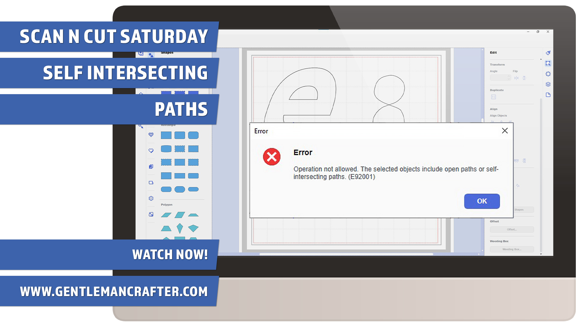 Scan N Cut Saturday – GENTLEMAN CRAFTER