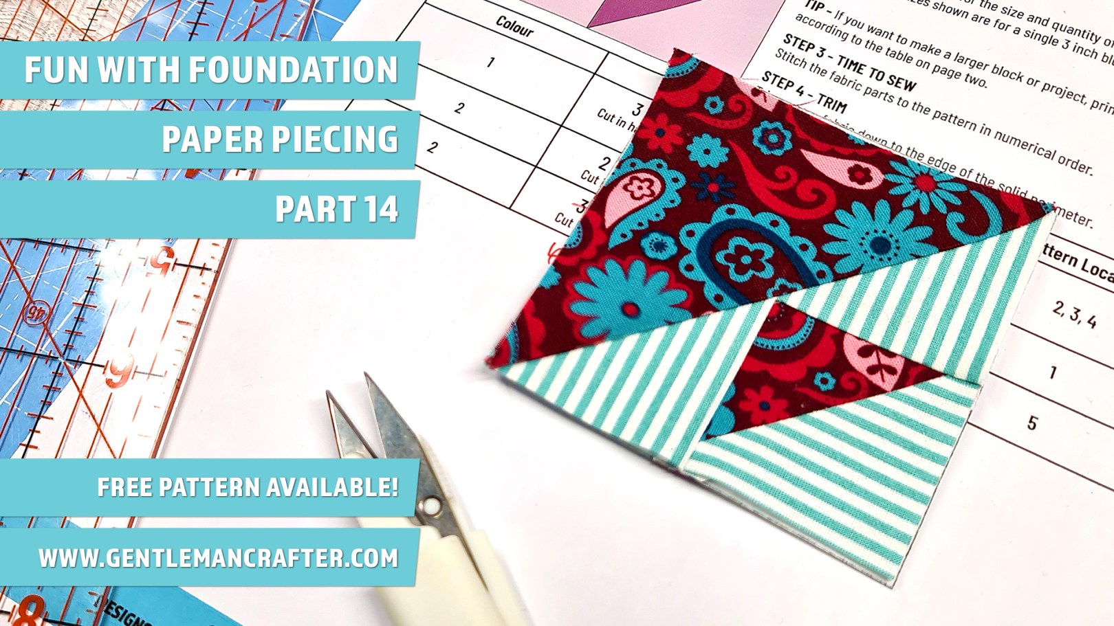 Fun with Foundation Paper Piecing 14 – Free Pattern Available ...
