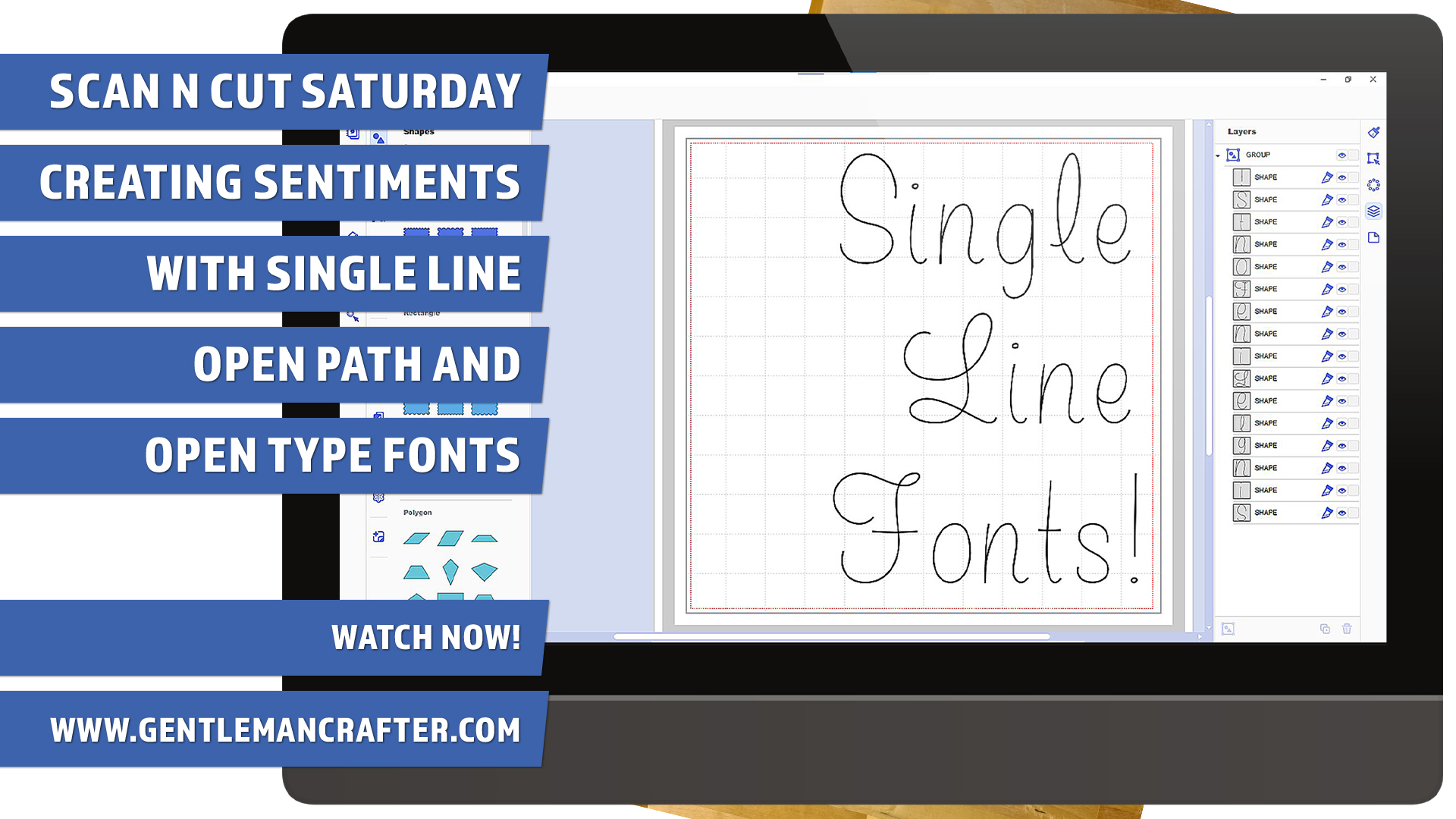 Scan N Cut Saturday – Single Line Fonts, What Are They, Where To Find ...