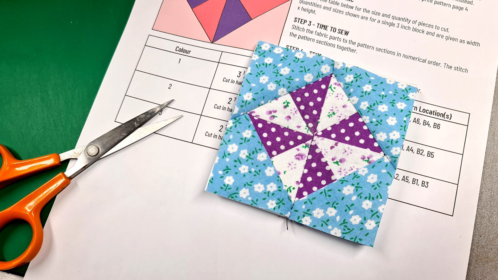 Fun with Foundation Paper Piecing 25 – Pinwheel In A Square – GENTLEMAN ...