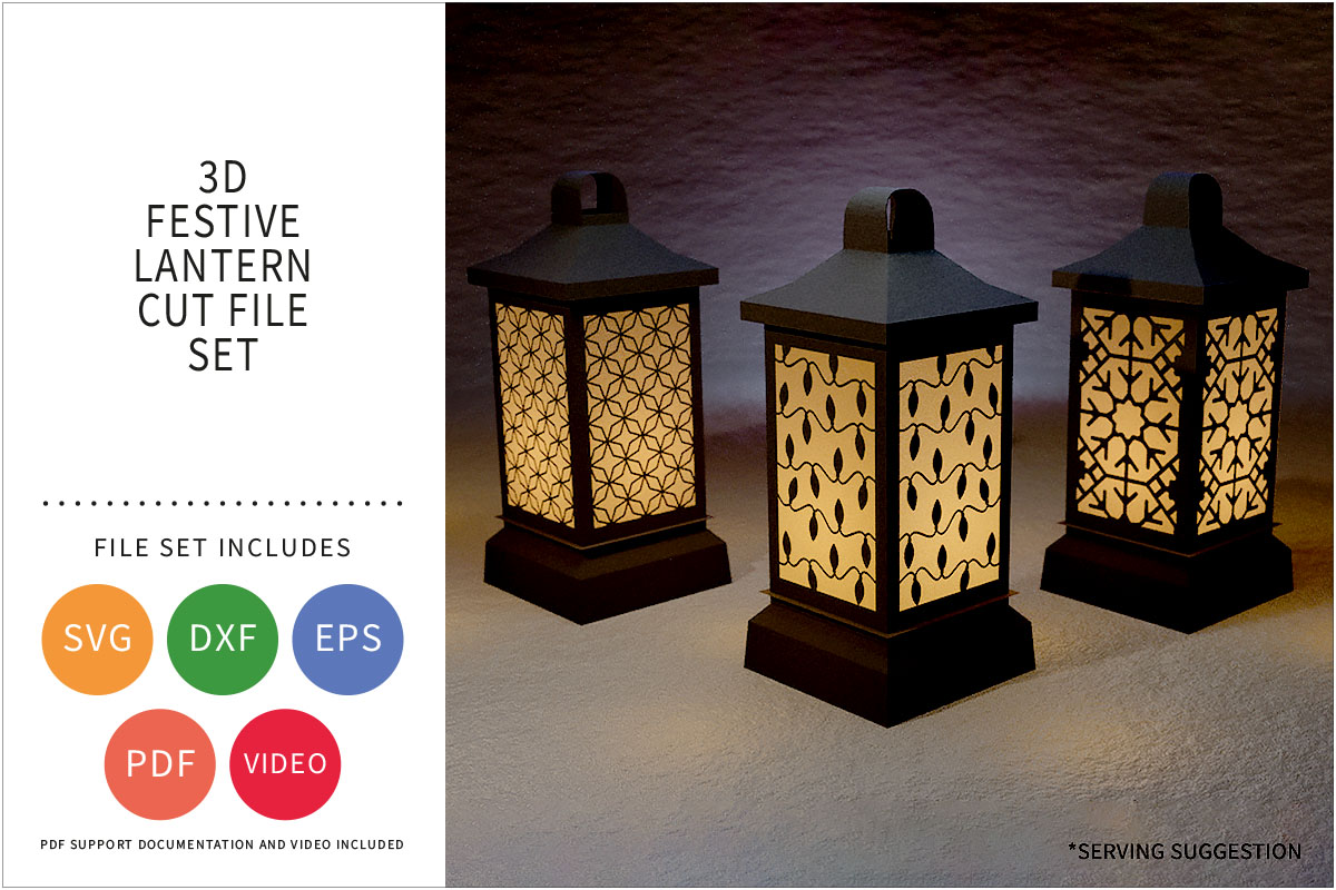 Festive Lantern Cut File Set – GENTLEMAN CRAFTER
