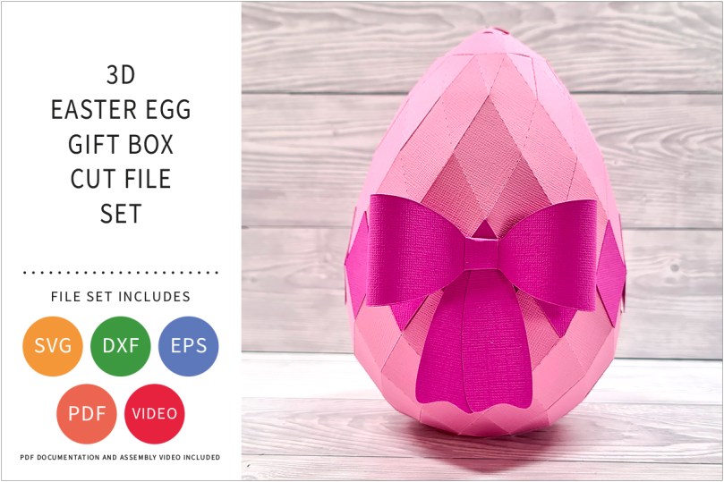 3D Easter Egg Gift Box Cut File Set – GENTLEMAN CRAFTER