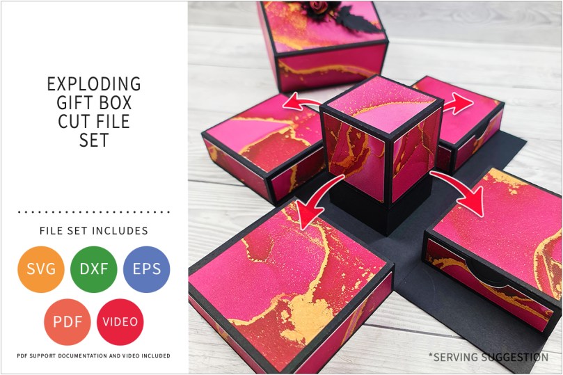 Exploding Gift Box Cut File Set – GENTLEMAN CRAFTER