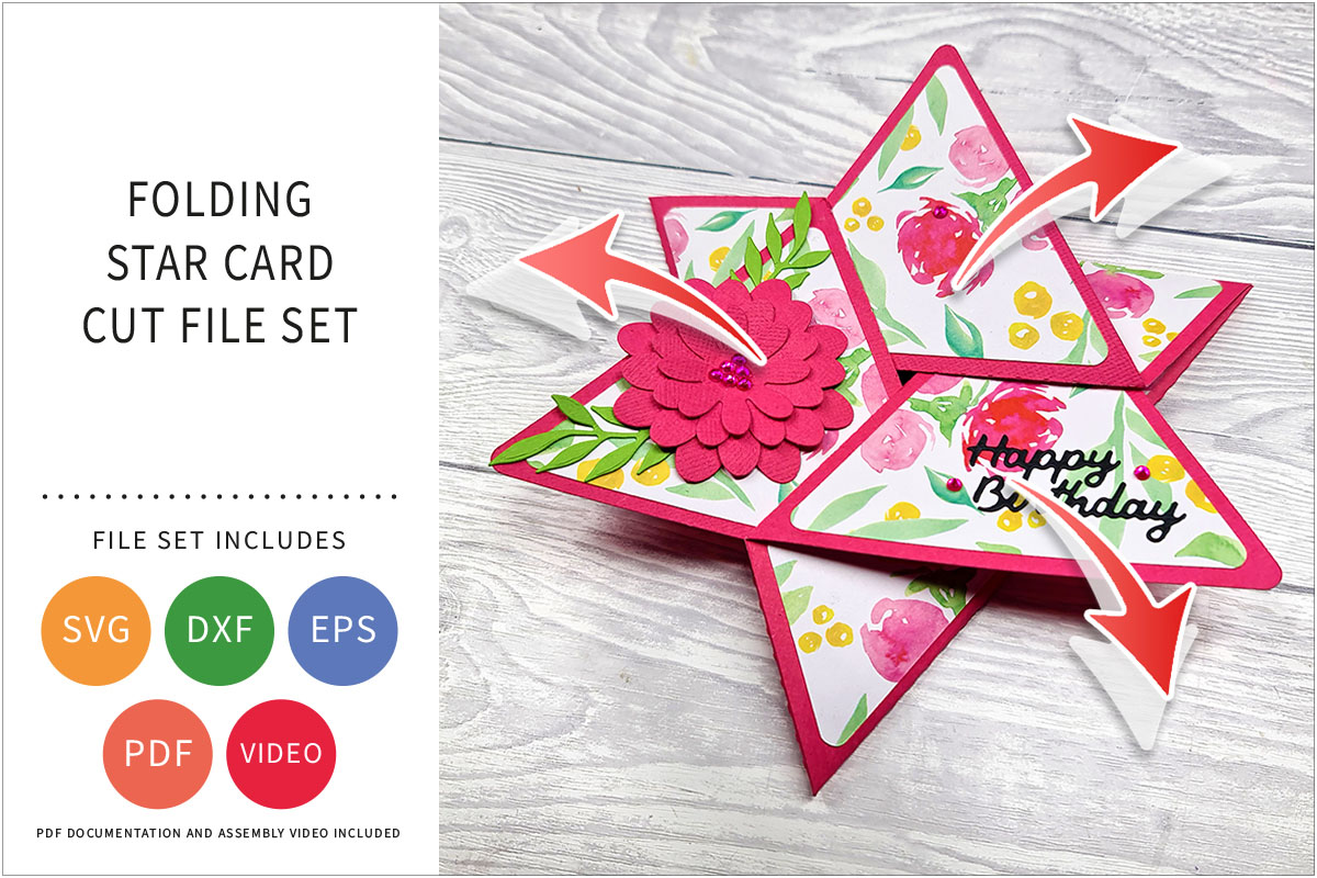 Folding Star Card Cut File Set – GENTLEMAN CRAFTER