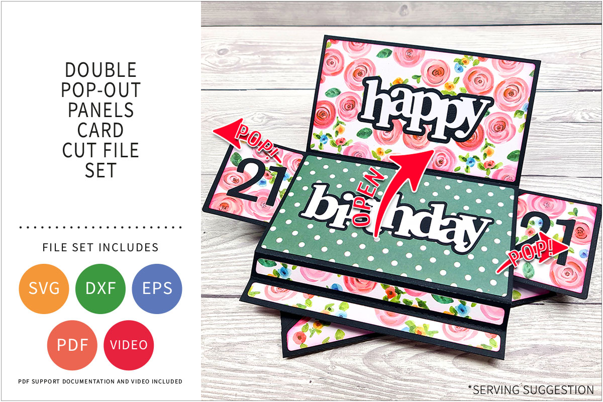 Double Pop Out Panels Card Cut File Set – GENTLEMAN CRAFTER