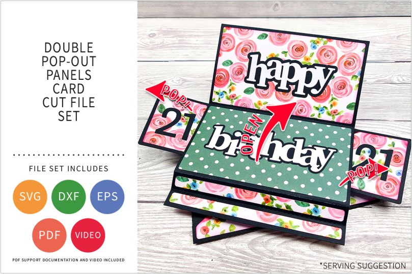 Double Pop Out Panels Card Cut File Set – GENTLEMAN CRAFTER