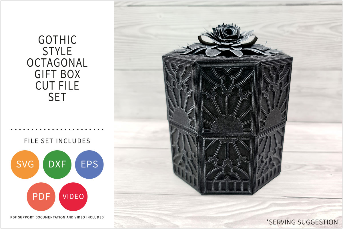 Gothic Style Octagonal Gift Box Cut File Set – GENTLEMAN CRAFTER