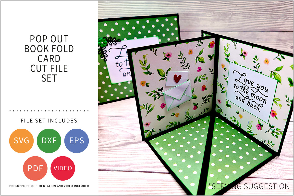 Pop Out Book Fold Card Cut File Set – GENTLEMAN CRAFTER