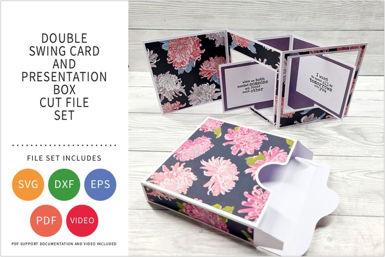 Double Swing Card and Presentation Box Cut File Set – GENTLEMAN CRAFTER