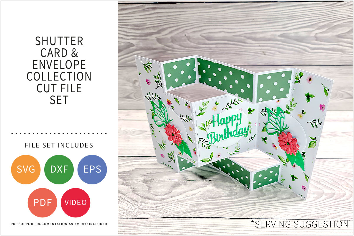 Shutter Card and Envelope Cut File Set – GENTLEMAN CRAFTER