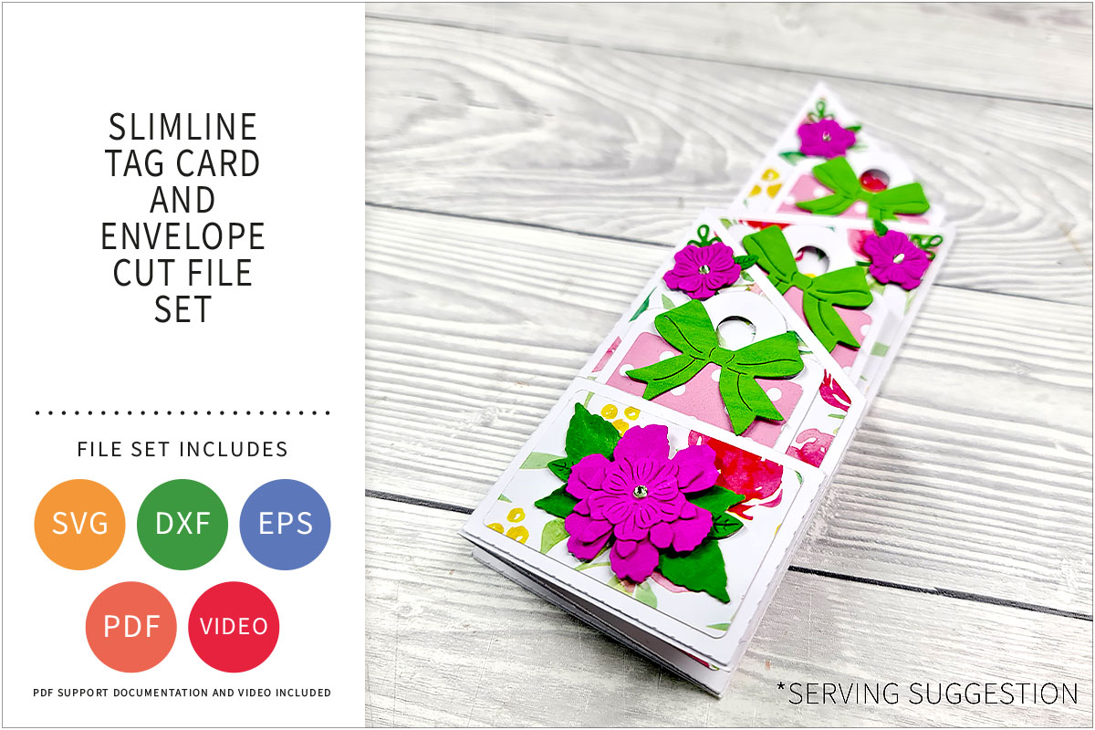 Slimline Tag Card and Envelope Cut File Set – GENTLEMAN CRAFTER