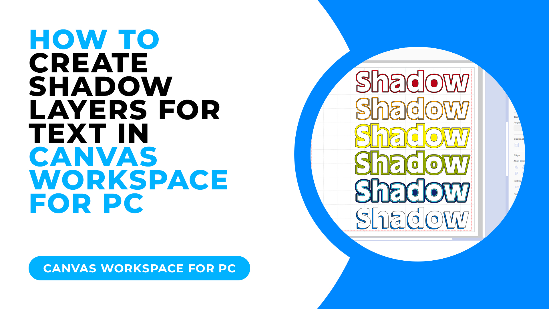 New Scan N Cut Tutorial – Create Shadow Layers for Text in Canvas ...