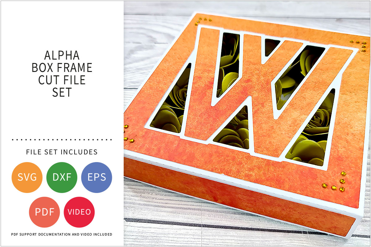 Alpha Box Frame Cut File Set – GENTLEMAN CRAFTER