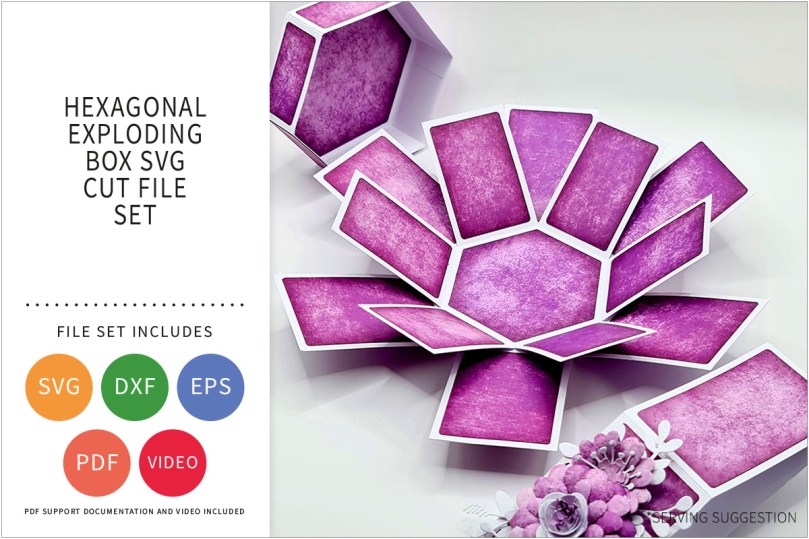 Hexagonal Exploding Box SVG Cut File Set – GENTLEMAN CRAFTER