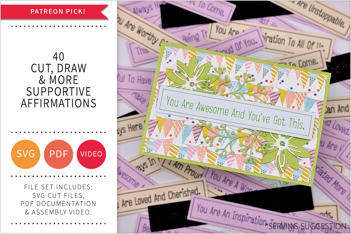 40 Cut Draw and More Positive Affirmations – GENTLEMAN CRAFTER